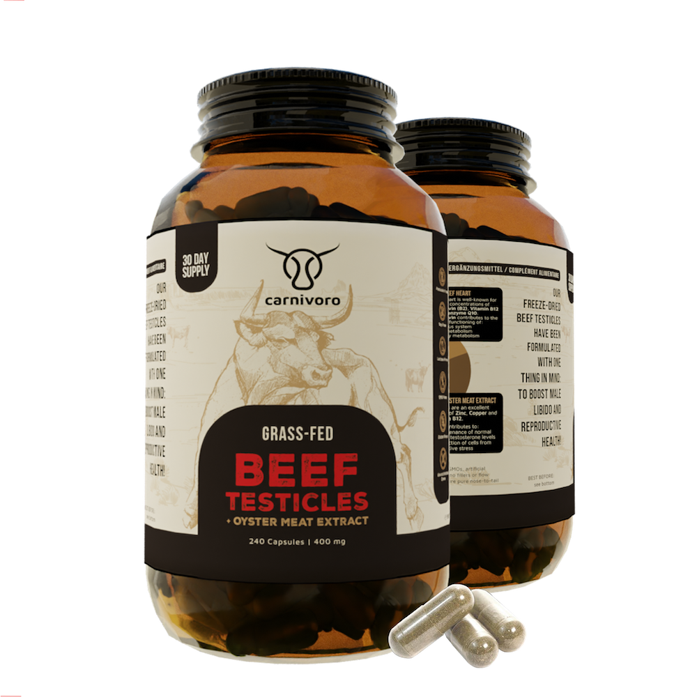 Carnivoro® Grass Fed Beef Testicles » Kapseln kaufen – carnivoro